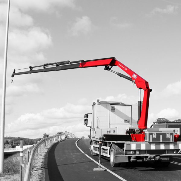 Small Loading Cranes - HMF Loading Cranes