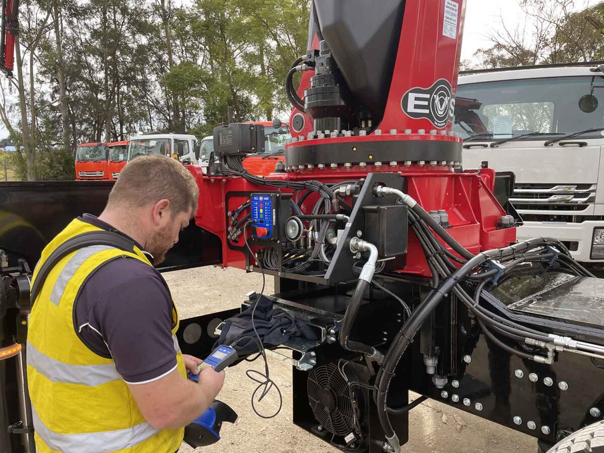 Gallery - HMF Loading Cranes | HMF Australia